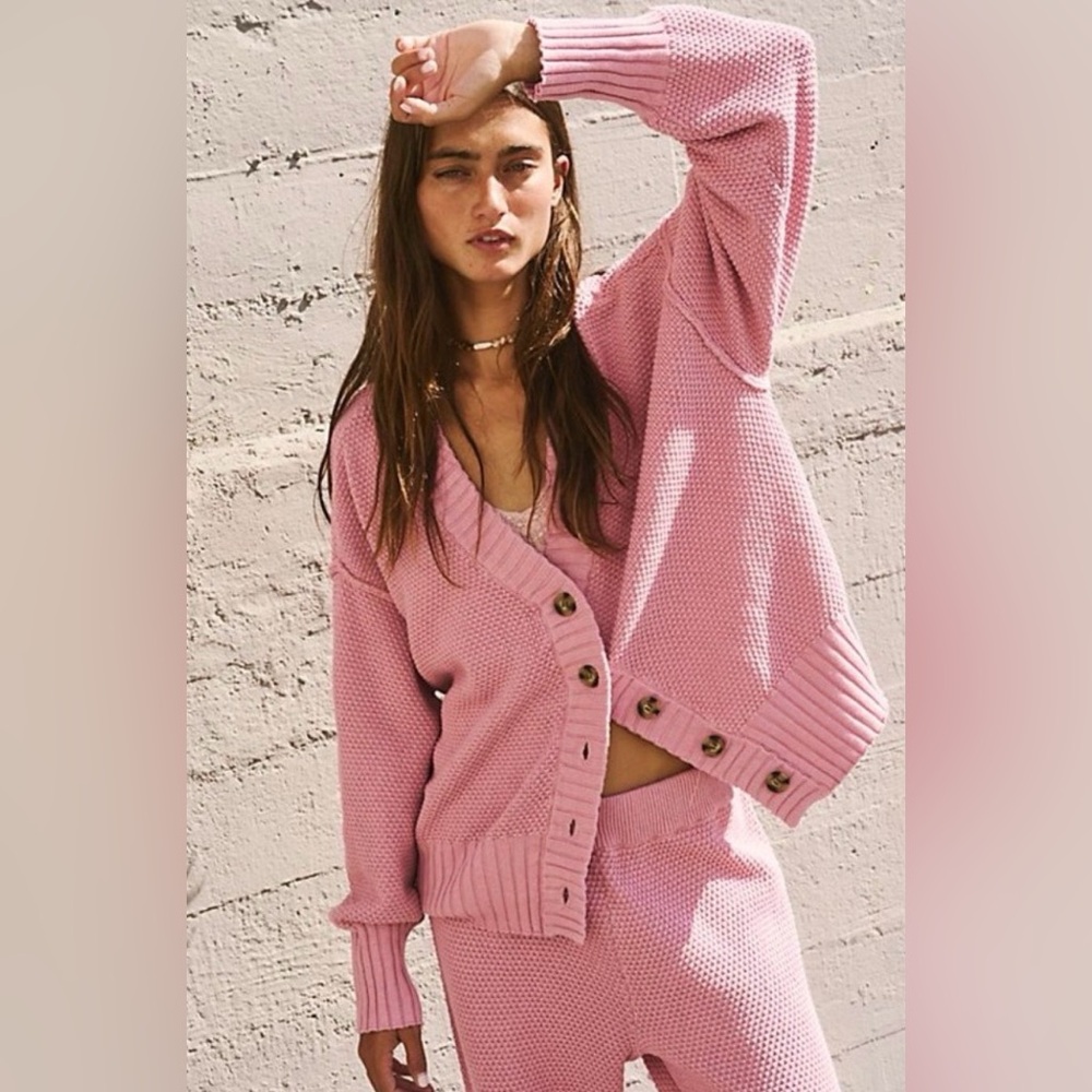 Free People Beach Hailee Cardigan Size Small - Gem